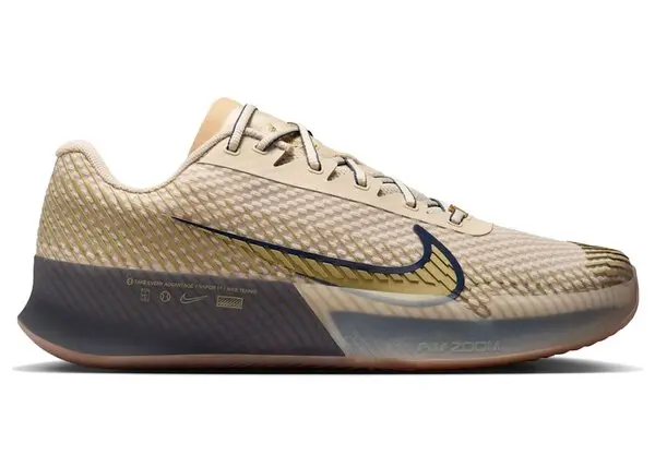 Nike Court Air Zoom Vapor 11 Premium J'aime Paris Collection - Sanddrift/thunder Blue/gum Medium Brown