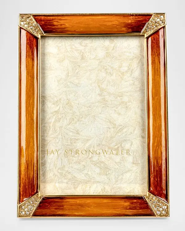 JAY STRONGWATER Lavinia Topaz Picture Frame, 4" X 6 - One-color