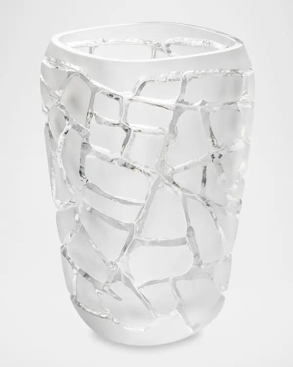 Lalique Magnitude Large Vase - Clear