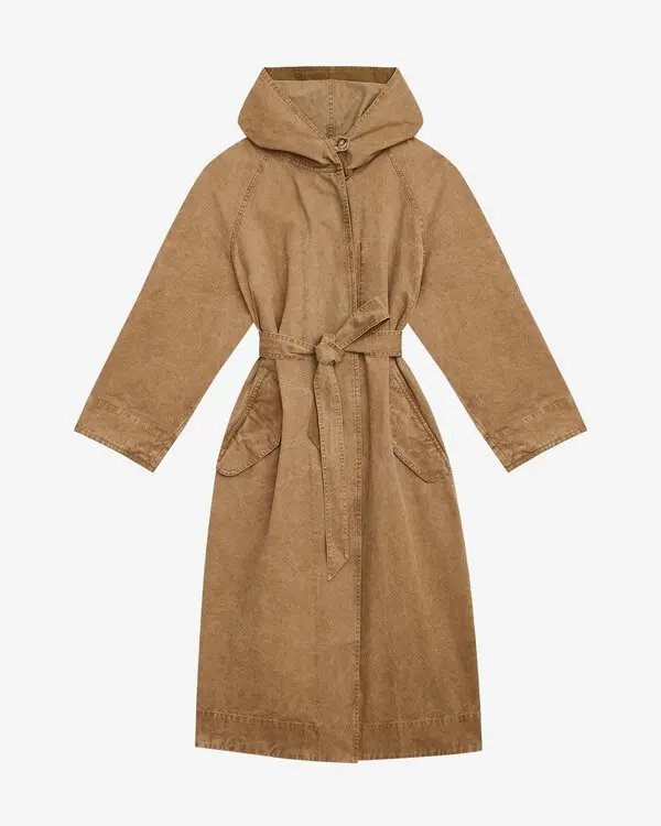 MARANT ETOILE Ketlyn Long Coat - Light Bronze