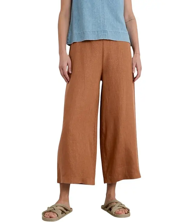 SEASALT CORNWALL Merrivale Linen Culottes - Chutney