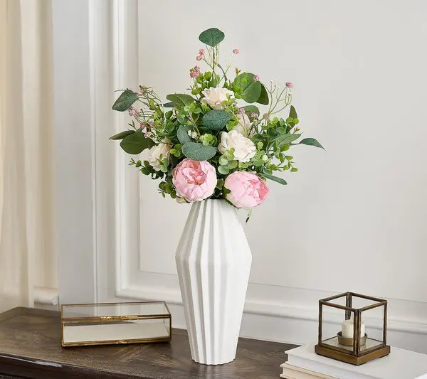 VALERIE PARR HILL As Is Set Of 4 Peony, Rose And Berry Picks Valerie