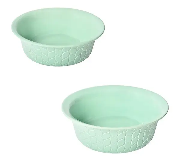 TEMP-TATIONS As Is Carved Willow Nostalgic S/2 Bakers