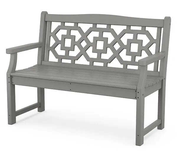 MARTHA STEWART By Polywood Chinoiserie 48' Gard N Bench