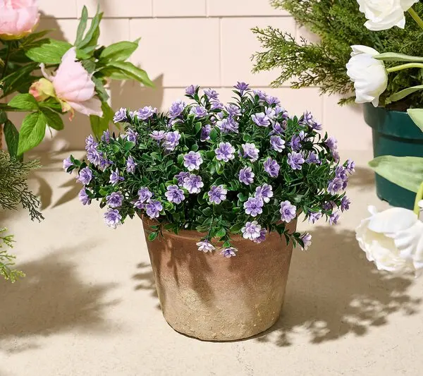 WICKER PARK 11' Faux Wildflower Urn Filler