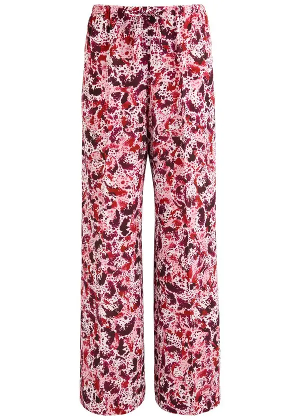 Dries Van Noten Puvis Printed Trousers - Fuchsia