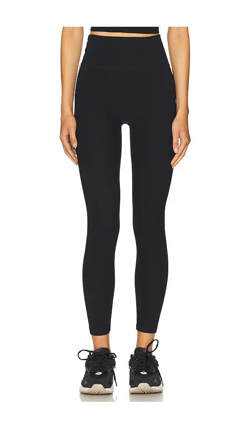 Beyond Yoga Impulse Midi Legging In Black - Black Onyx