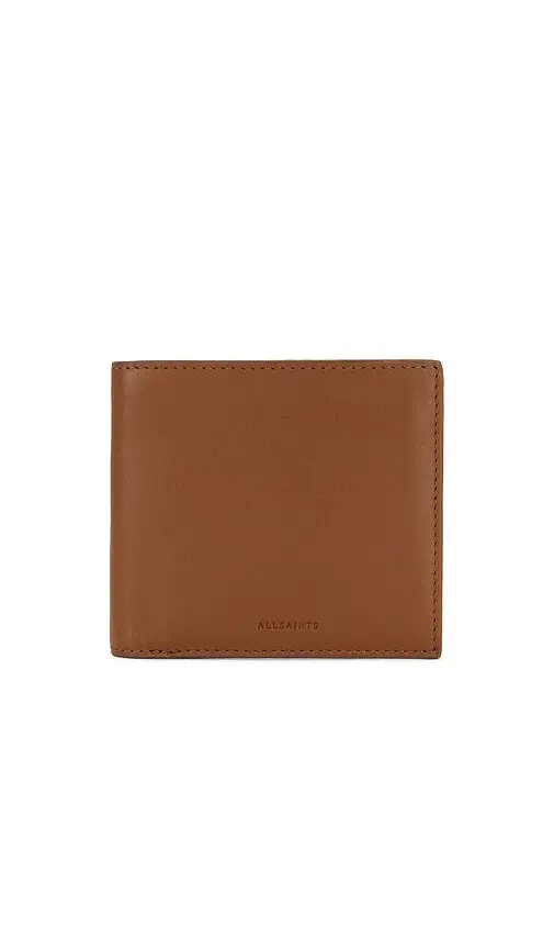 All Saints Elkka Wallet In Brown - Sepia Brown