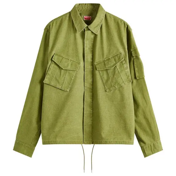 Kenzo Pocket Overshirt - Pale Khaki