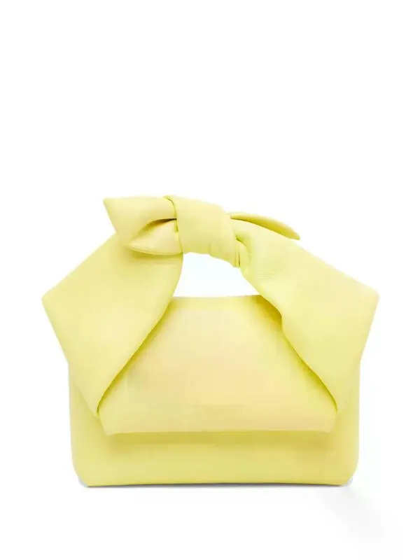 JW Anderson Small Bow Twister Tote - Yellow