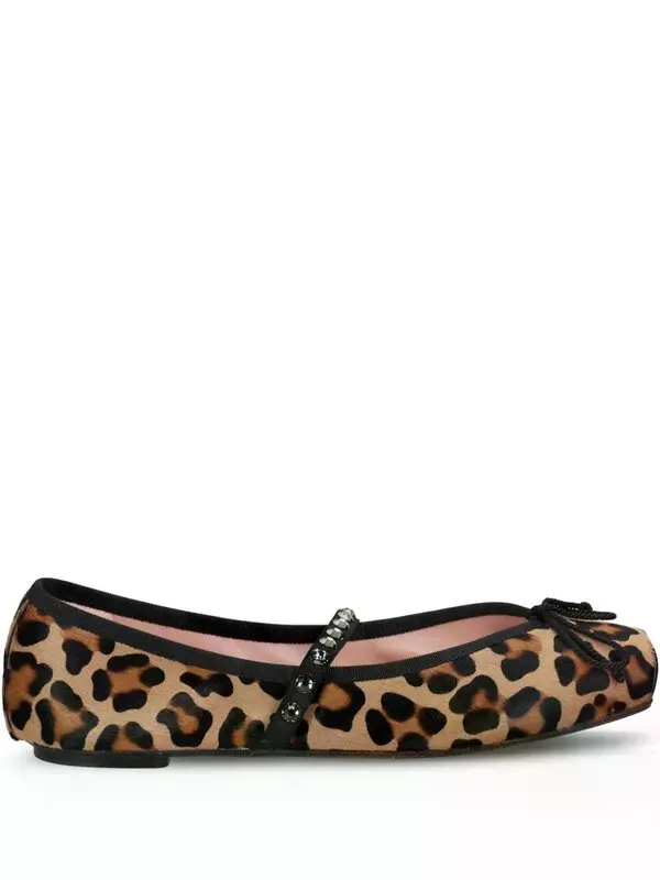 Pretty Ballerinas Leopard Print Ballerinas