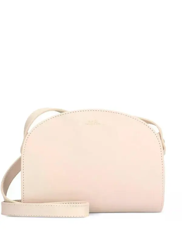 A.p.c. Mini Demi-lune Cross Body Bag - Neutrals