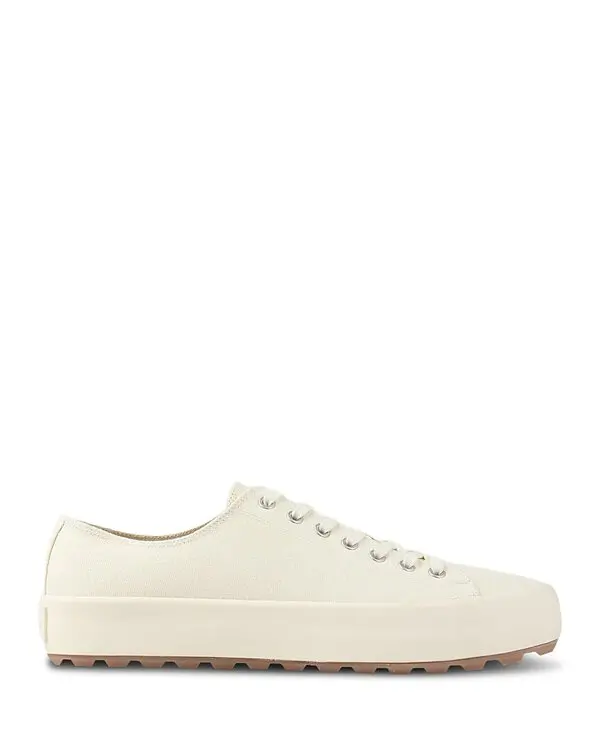 Sandro Low-top Canvas Trainers - Off White