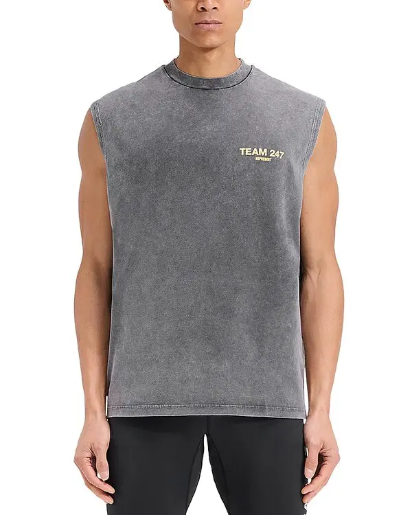 247 Represent Team Oversized Tank - Pewter