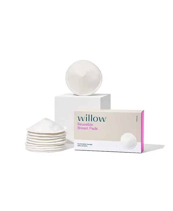 WILLOW Reusable Nursing Pads, 10-count