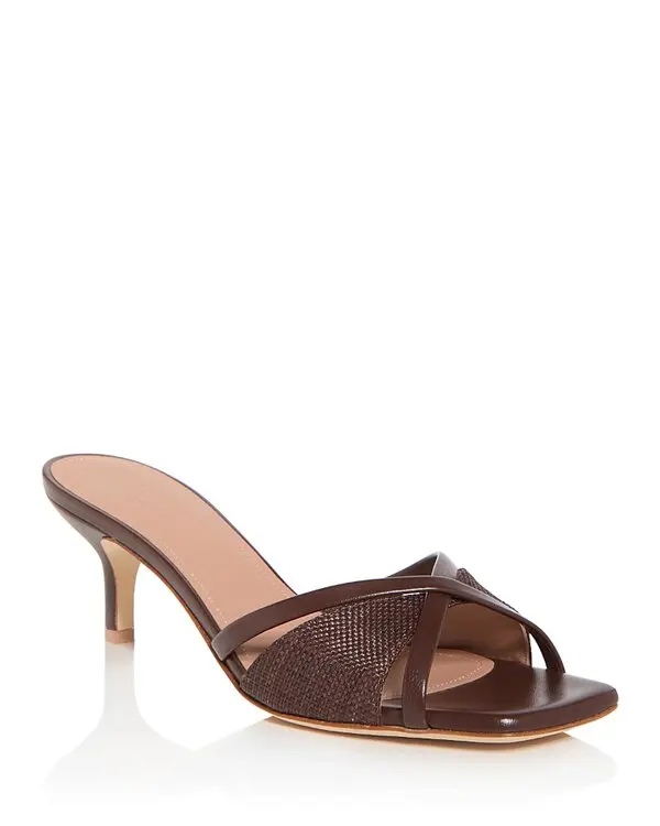 MALONE SOULIERS Penn Slide Sandals - Dark Brown