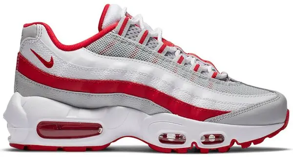 Nike Air Max 95 Recraft Sneakers - Grey Fog/white/hyper Red
