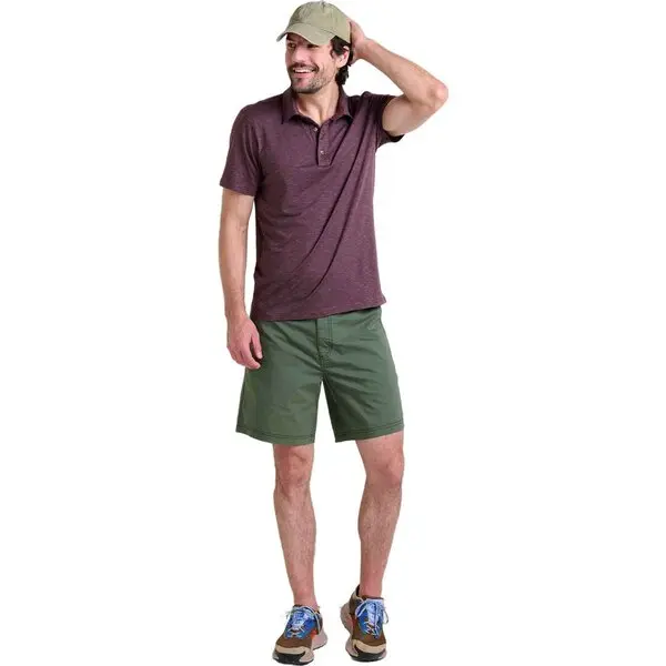 TOAD & CO Tempo Short Sleeve Polo - Raisin