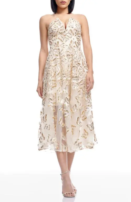 Dress The Population Briella Sequin Butterfly Dress