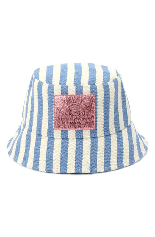 Kurt Geiger Striped Chevron Bucket Hat