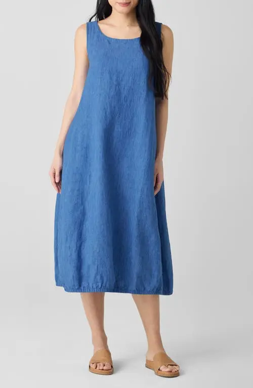 Eileen Fisher Organic Linen A-line Dress - Ultma