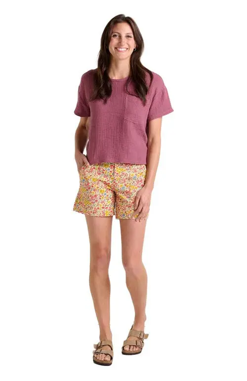 TOAD & CO Double Weave Short Sleeve Shirt - Wild Ginger