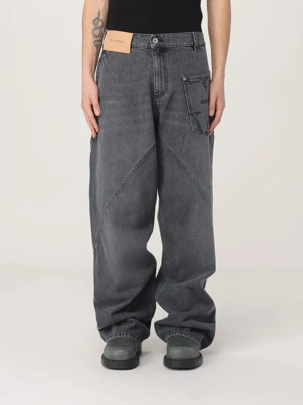 JW Anderson Wide Leg Jeans - Black