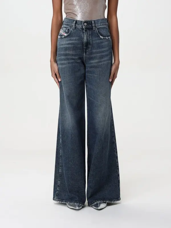 Diesel Wide Leg Jeans