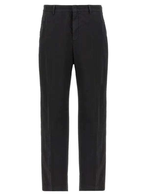 CELLAR DOOR Nuv' Straight Leg Pants - Black