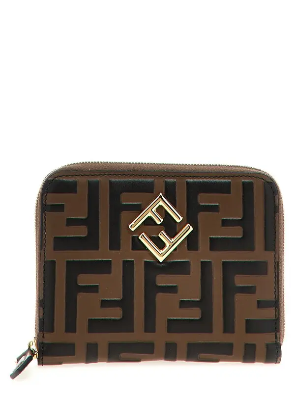Fendi Medium 'ff Diamonds' Wallet - Brown