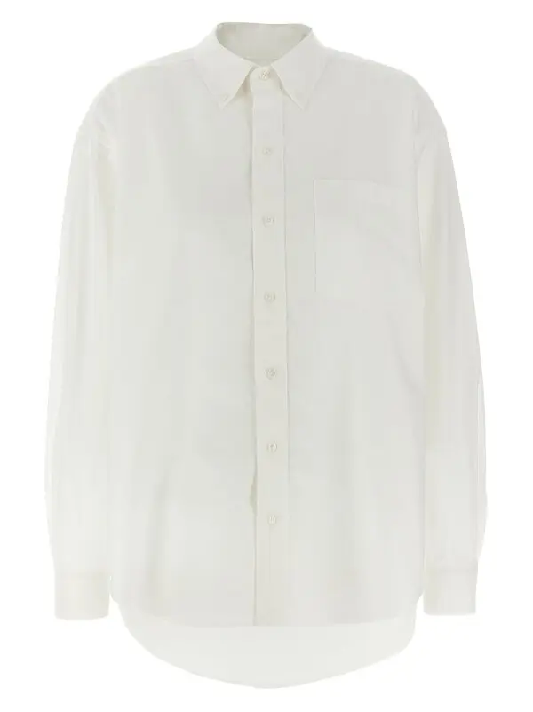 Alexander Wang Oxford Cotton Boyfriend Shirt - White