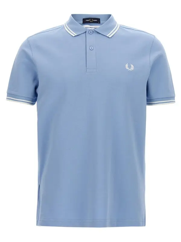 Comme Des Garçons Polo X Fred Perry - Light Blue