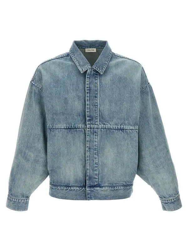 Fear Of God Denim Trucker Jacket - Blue