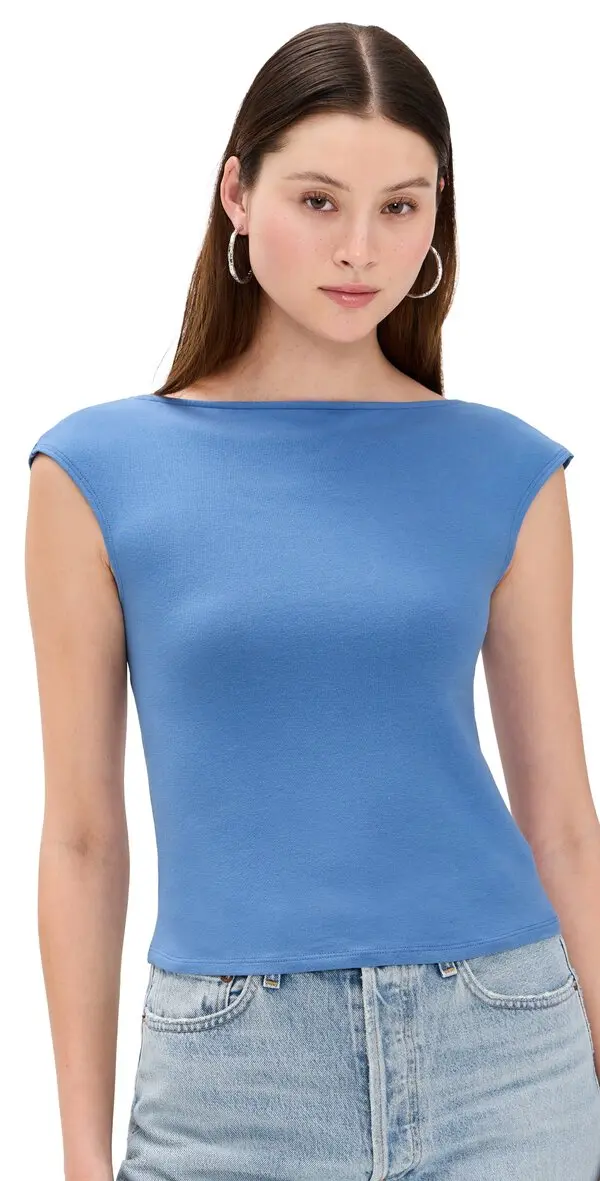 REFORMATION Darra Knit Top - Starry Night