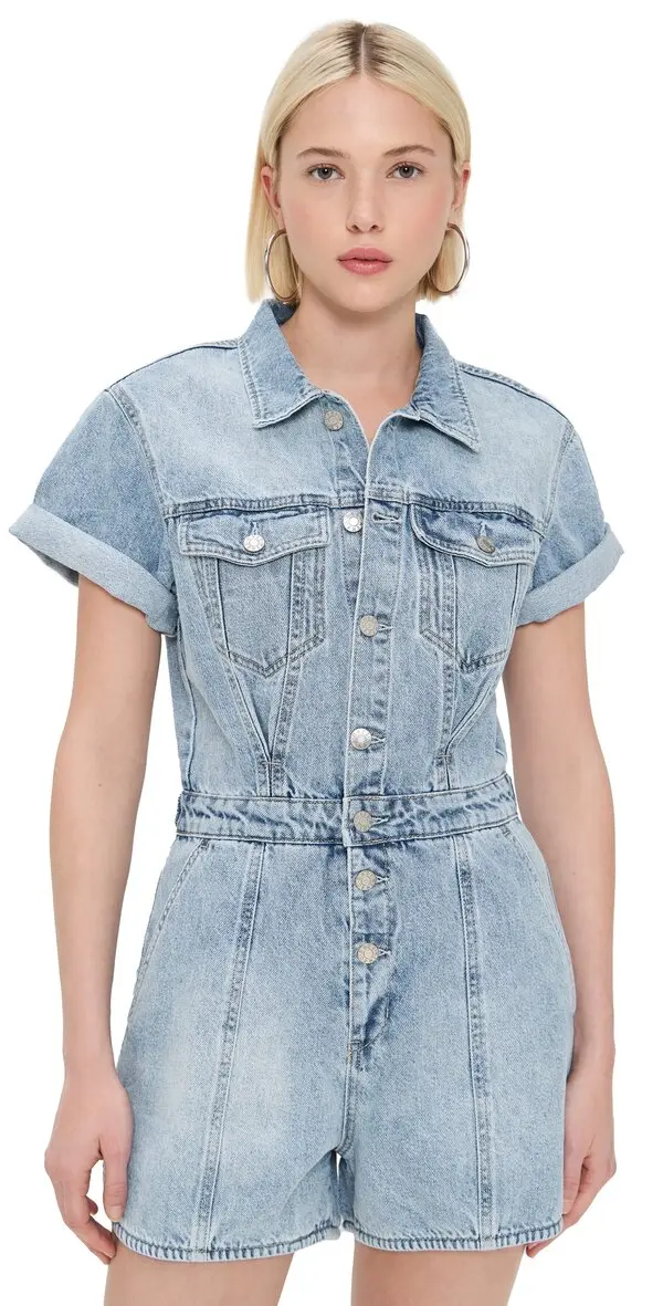 DAZE Topanga Romper - Dolphin