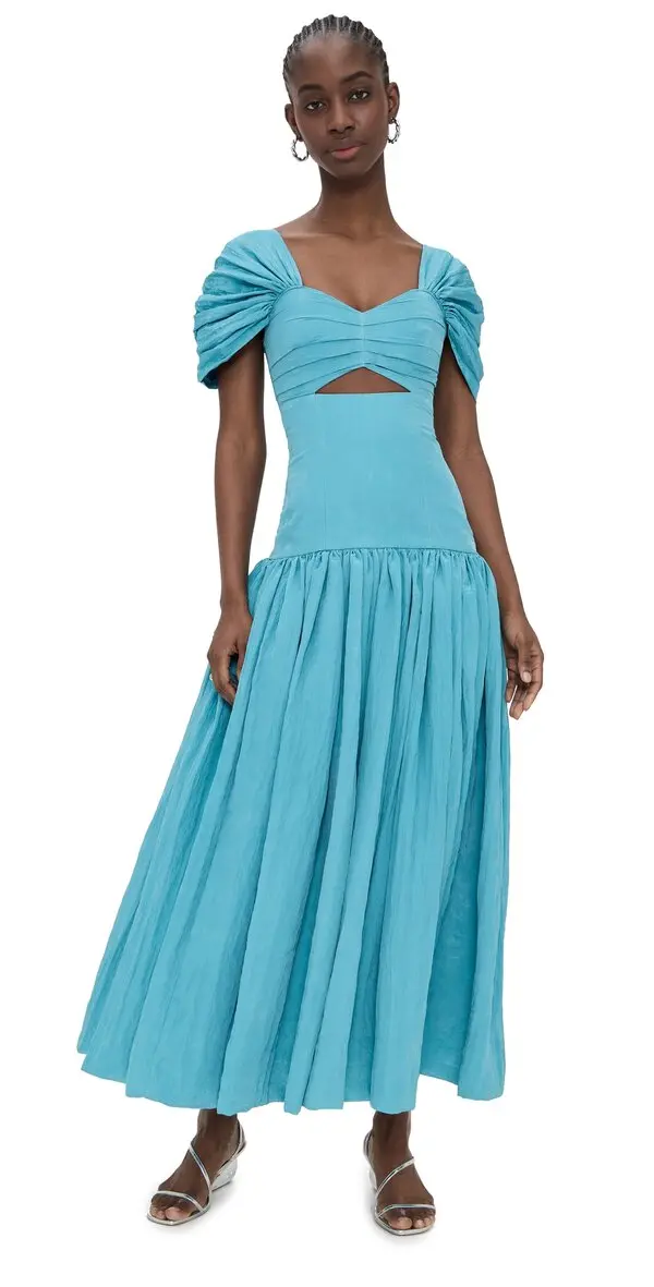 halter drop waist mini dress Tassia Drop Waist Maxi Dress main image 0