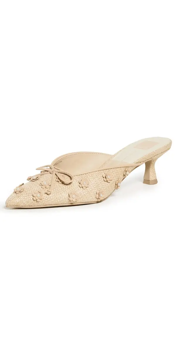 Dolce Vita Camilo Pumps - Lt Natural Raffia