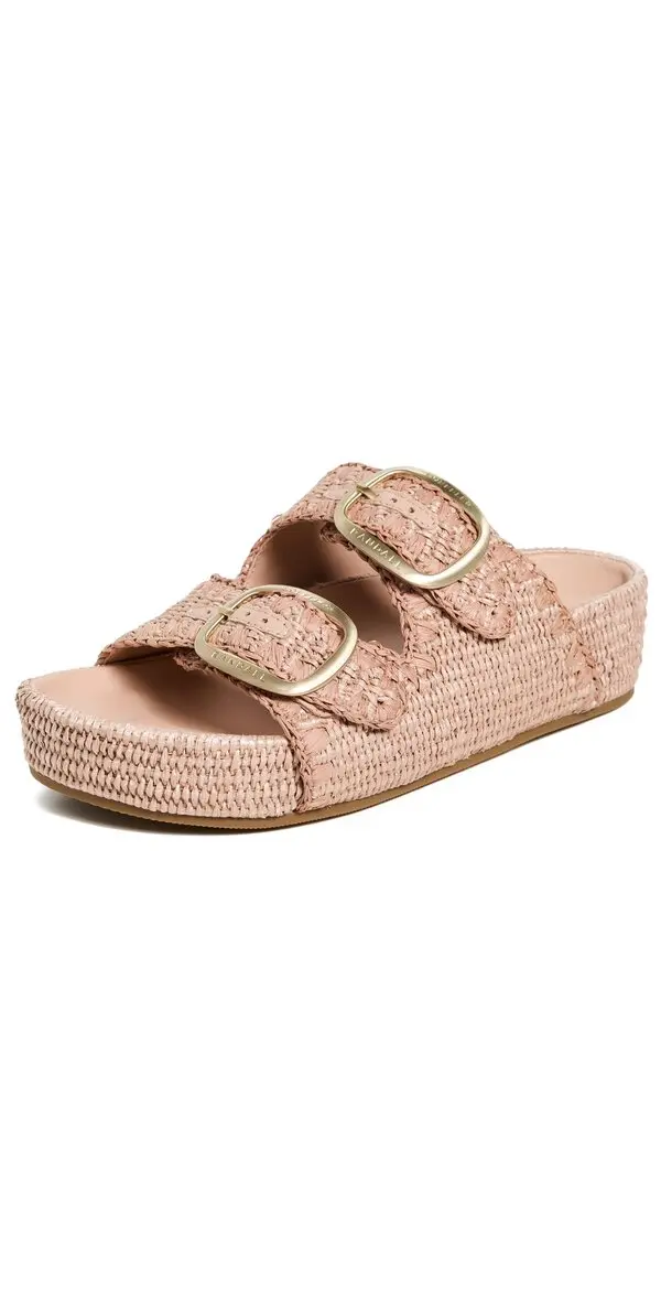 LOEFFLER RANDALL Theo Two Band Sandals - Blush