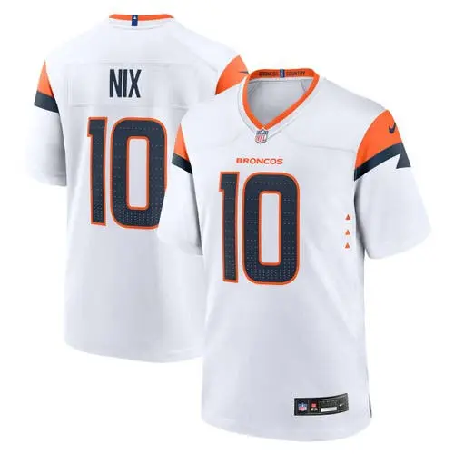 Nike Bo Nix Denver Broncos Game Jersey