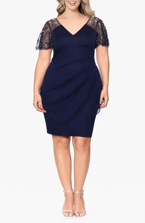 sachin and babi light blue dress How To Choose a Prom Dress for Your Body Shape main image 0