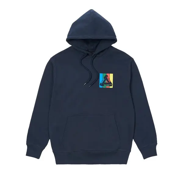 PALACE Tri-emb Hood 'navy - Blue