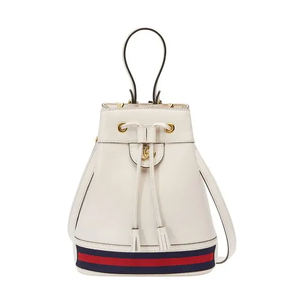 Gucci Ophidia Small Bucket Bag - White