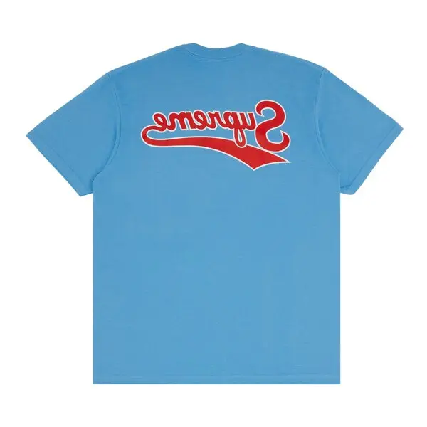 Supreme Backwards Tee 'bright - Blue