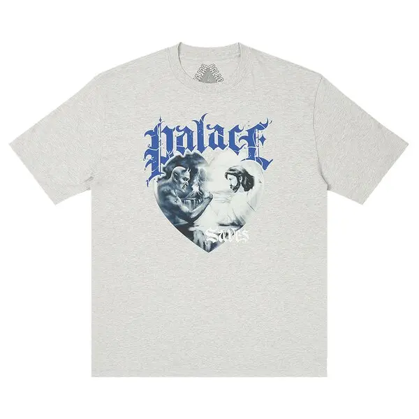PALACE Save Thyself T-shirt Marl - Grey