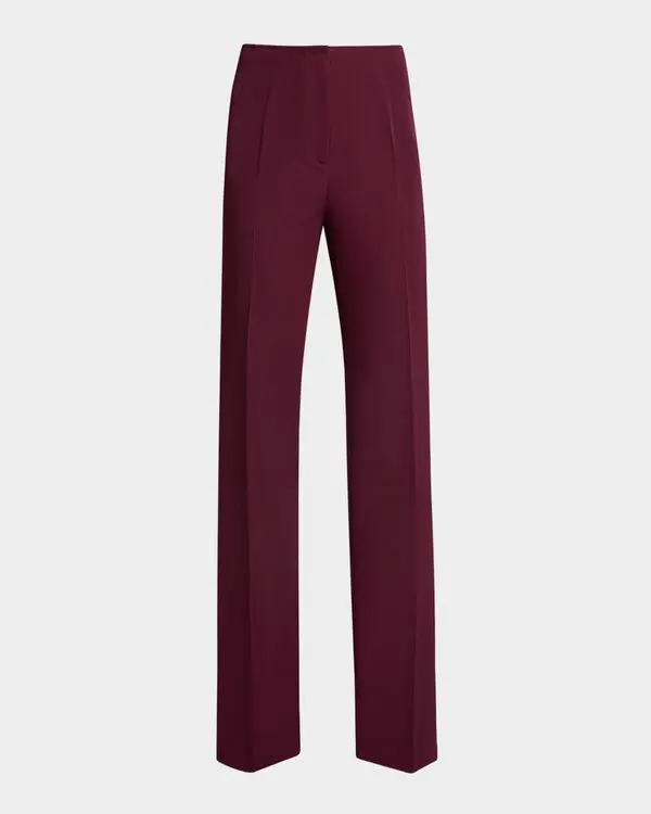 Santorelli Straight-leg Pants With Slanted Pockets