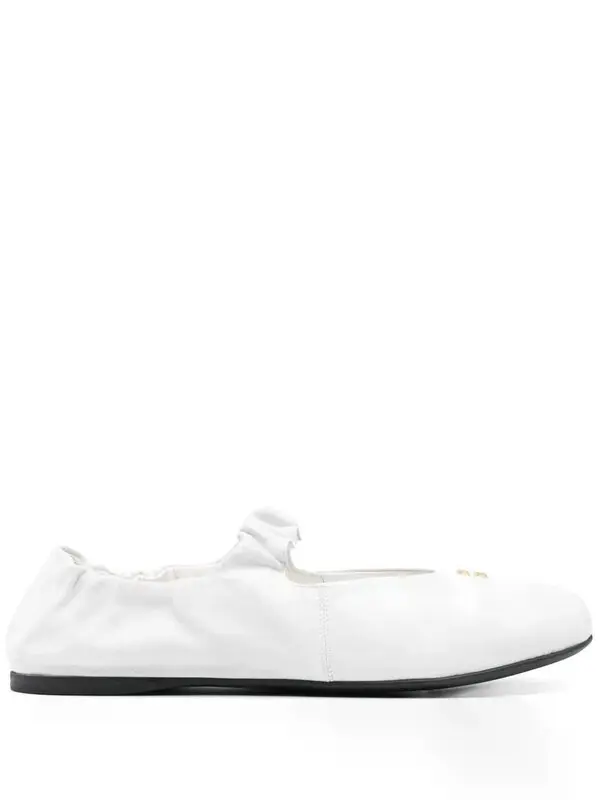 Miu Miu Leather Ballerinas