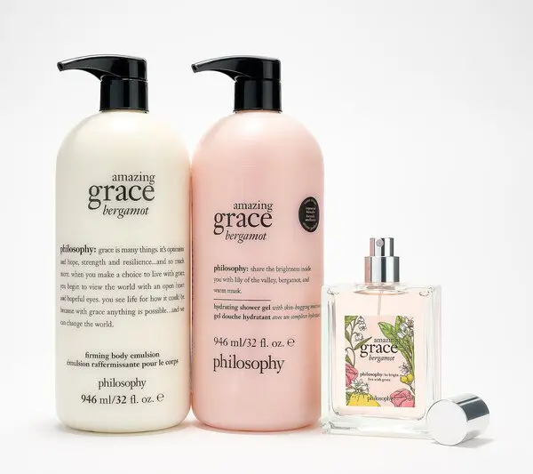PHILOSOPHY Supersize 3px Amazing Grace Bergamot Layering Set