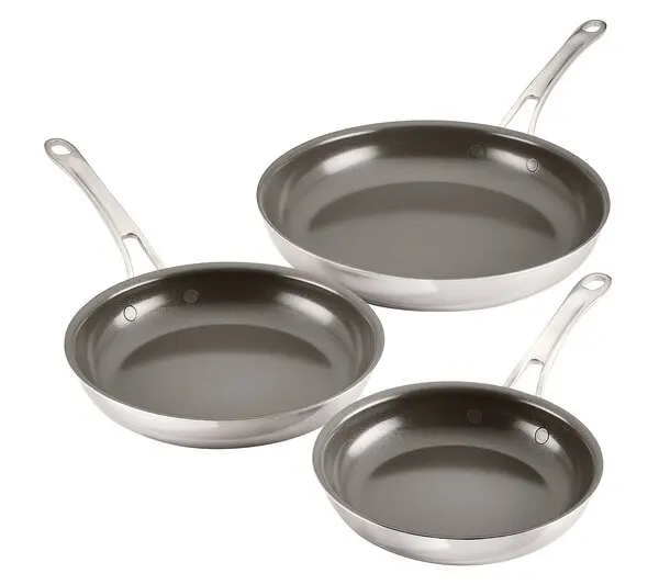 EVERLAST Ceramic Nonstick 3-piece Frying Pan Se T