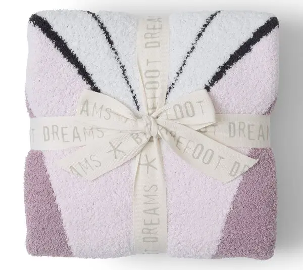 Barefoot Dreams Cozychic Abstract Butterfly Str Oller Blanket
