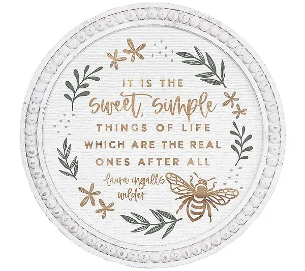 SINCERE SURROUNDINGS 14' Sweet Simple Bee Beade D Art